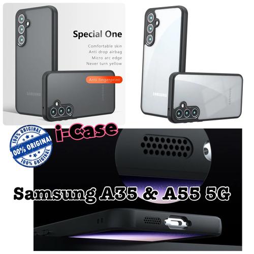 Jual SAMSUNG A35 / A55 5G Soft Case Ultra Vision ARMOR Frosted / CLEAR ...