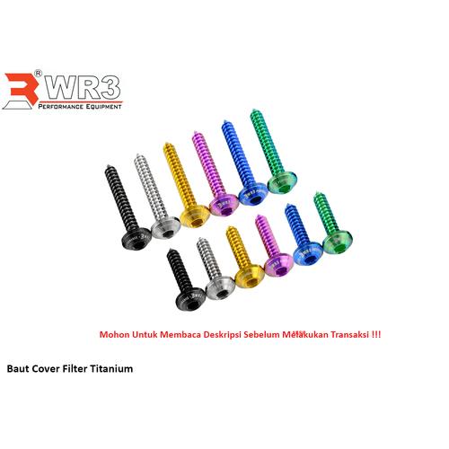 Jual Baut Titanium WR3 Cover / Box Filter Xmax 250 Nmax Aerox 155 ...