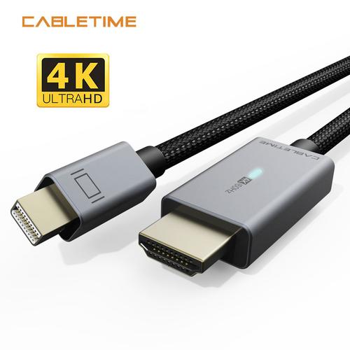 Jual Kabel Mini DisplayPort DP to HDMI 4K UHD Thundebolt 2 Cabletime ...