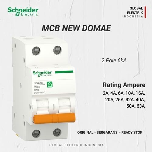 Jual MCB New Domae 2P 32A 6kA Miniature Circuit Breaker DOMF01232 SCHNEIDER - Jakarta Barat ...