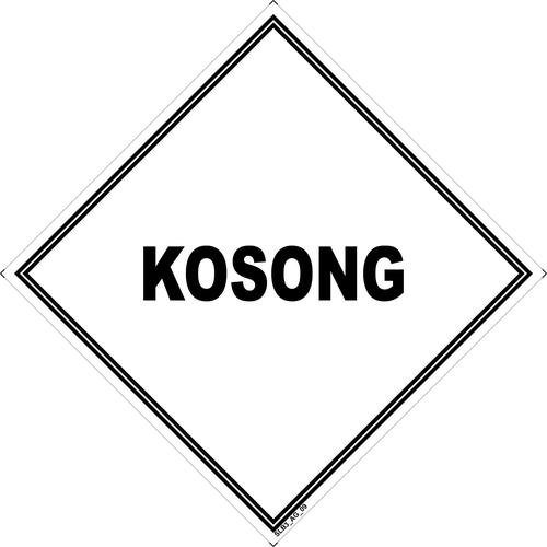 Jual STICKER LABEL SIMBOL LIMBAH B3 UKURAN 10X10 CM - KOSONG - Kota ...