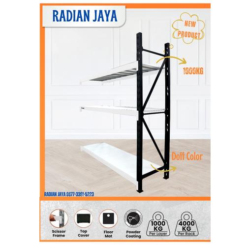 Promo Rak Gudang Black 1000 kg Perlayer Light Duty Jointer 3 Layer T;3m P;1.5m - Orange Cicil 0% ...