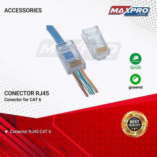 Jual KONEKTOR RJ45 - CONECTOR LAN RJ45 CAT 6 - Jakarta Barat - Maxpro ...
