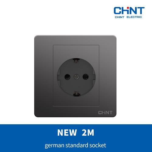 Jual CHINT NEW2M - GRAY BLACK SERIES - standart socket - colokan ...