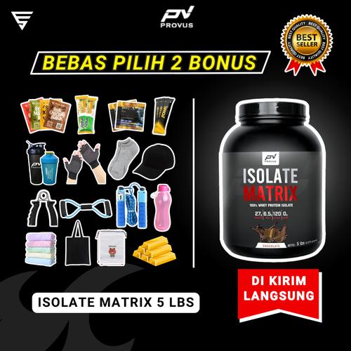 Promo [GARANSI ORI] Provus Susu whey protein Isolate Matrix 5lb ...