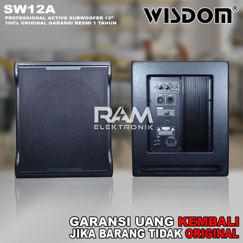Jual Speaker Subwoofer Aktif 12 Inch WISDOM SW12A | SW 12A Original ...