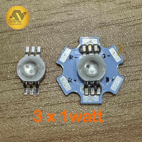 Jual HPL 1W / High Power LED RGB 6pin - tanpa pcb - Kab. Bandung - Azka ...