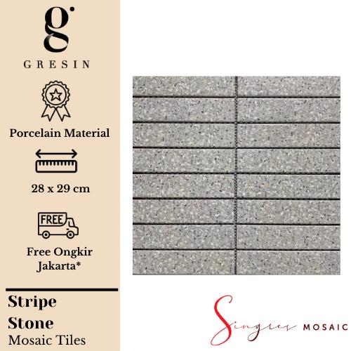 Jual Stone Stripe Singres Mosaic Tiles | Mosaic Keramik - Jakarta Barat ...
