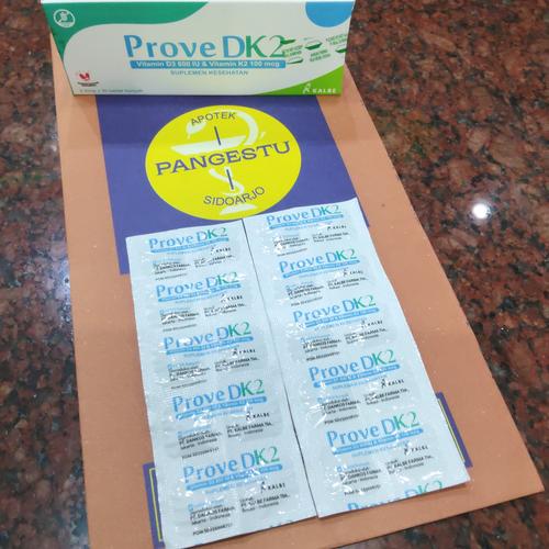 Jual Prove DK2 1 Strip 10 Tablet / Vitamin D3 Vitamin K2 / Profe Prov DK 2 - Kab. Sidoarjo ...