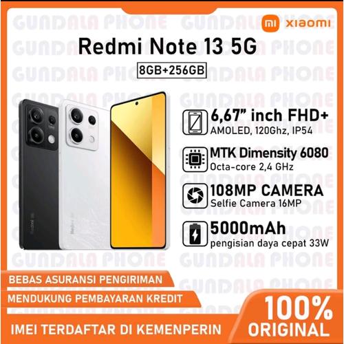 Jual HP Xiaomi Redmi Note 13 5G (8GB/256GB) 108 MP Layar 120 Hz FHD+ ...