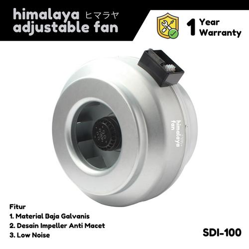 Jual Blower Ducting 4 Inch 290 CMH Inline Duct Centrifugal Blower ...