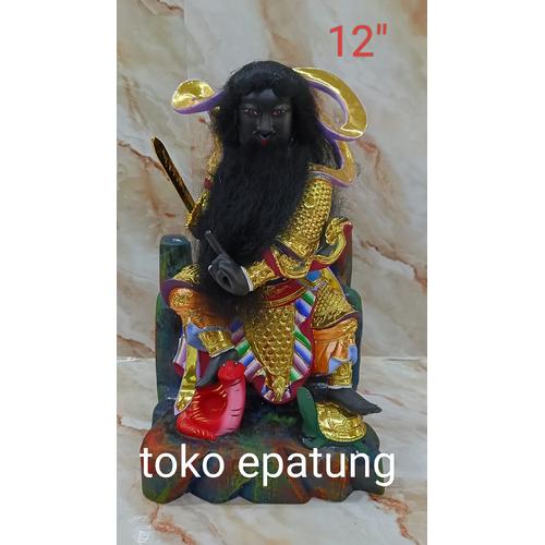 Jual patung hian tian shang ti / siong te kong / xian tian - hitam ...