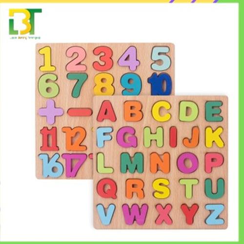 Promo LBT Puzzle Anak Mainan Edukasi Alfabeth Angka Huruf Number Wooden ...