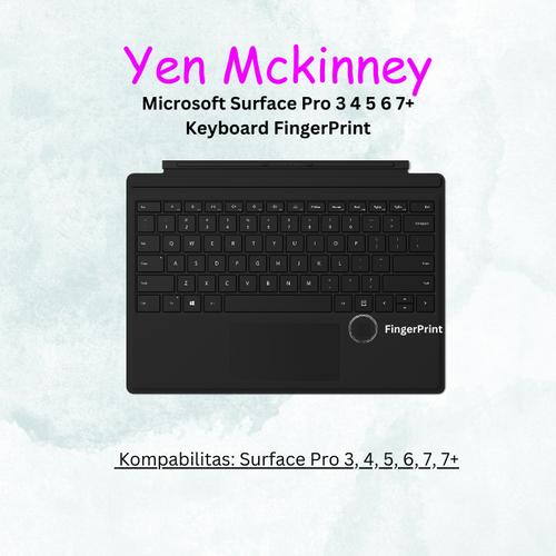 Jual FingerPrint Microsoft Surface Pro 3 4 5 6 7 Keyboard Type Cover ...