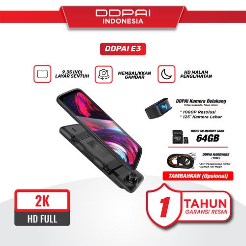 Jual DDPAI Mola E3 Rearview Mirror Dashcam With Touch Screen Dual ...