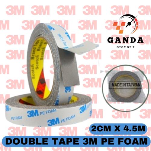 Promo DOUBLE TAPE 3M BUSA PE FOAM TAPE 2 CM X 4.5 M PEREKAT MOBIL & MOTOR 3M - Kab. Tangerang ...