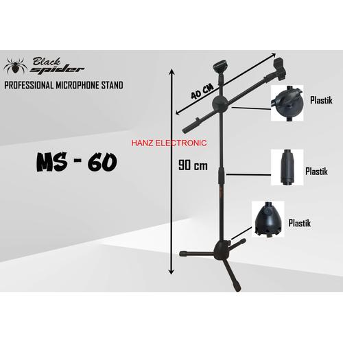 Jual TIANG/STAND MIC BLACKSPIDER MS 60 ORIGINAL - Kota Medan ...