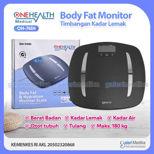 Jual Timbangan Kadar Lemak OneHealth OH-741H Body Fat Monitor - Hitam ...