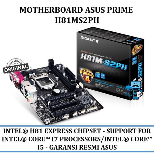 Jual Motherboard Gigabyte H81m-S2ph Mobo / Mb Ga H81ms2ph - Original ...