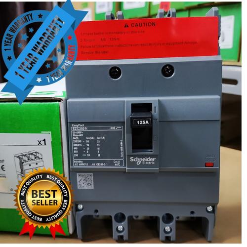 Jual MCCB EZC250N 3P 125A 25KA 415V SCHNEIDER EZC250N3125 - Jakarta Pusat - Jaya Sukses Electrik ...