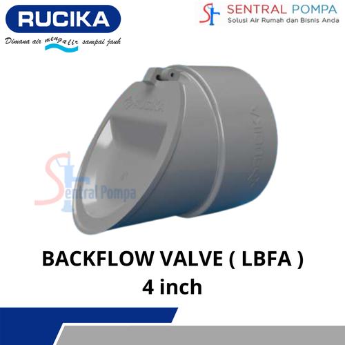 Jual Rucika Back Flow Valve 4 inch Tutup Pipa Pembuangan Backflow 4 ...