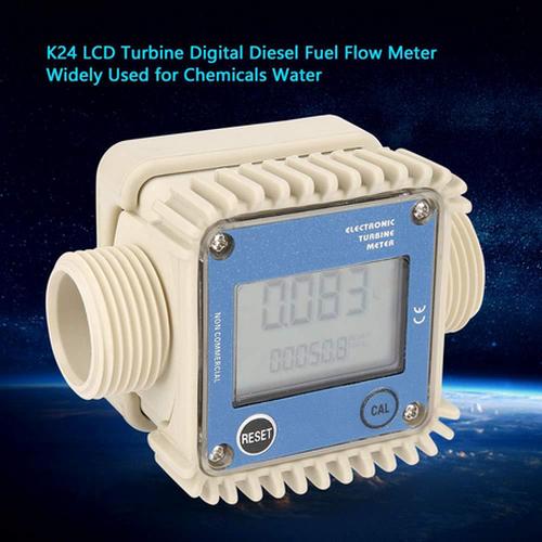 Jual Flow Meter Turbin Digital / Pengukur Aliran Bahan Bakar Diesel ...