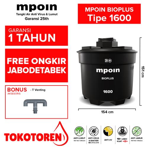 Jual SEPTIC TANK MPOIN BIOPLUS 1600 L GARANSI RESMI - Kab. Tangerang ...