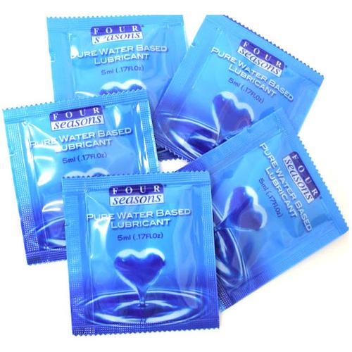 Jual [FOUR SEASONS] Pure Water Based Lubricant Travel Size Sachet # ...