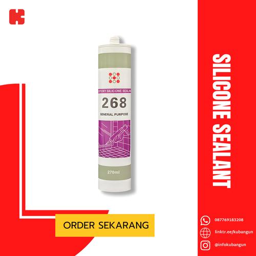 Jual lem kaca sealant asam / silicon sealant 270 ml - Putih - Kota ...