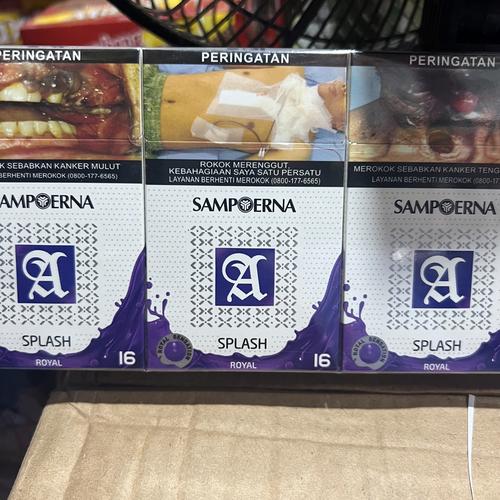 Jual Rokok SAMPOERNA SPLASH ROYAL 16 BATANG - Mild Ungu Sensation Slop ...