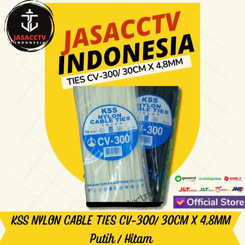 Jual KSS NYLON CABLE TIES CV-300/ 30CM X 4,8MM - Putih - Jakarta Utara - JASACCTV-INDONESIA ...