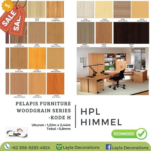 Jual HPL HIMMEL Pelapis untuk furniture || Woodgrain series tebal 0,8mm - Jakarta Timur - Layla ...