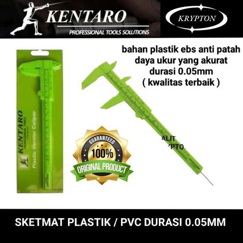 Jual Kentaro sketmat plastik/ pvc 6" ( durasi 0.05mm ) daya ukur akurat ...