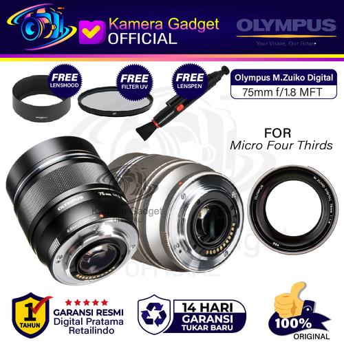 Promo Olympus 75mm f1.8 M.Zuiko Digital ED 75 mm f/1.8 MFT M4/3 OM ...
