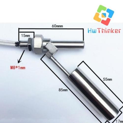 Jual Stainless Steel Breaking Water Level Sensor Horizontal Float Switch - 16mm - Jakarta ...