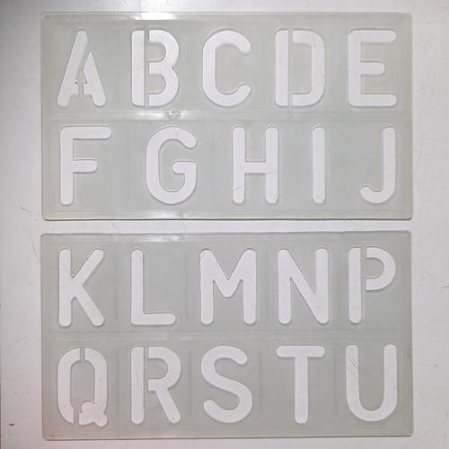 Jual Penggaris Mal Huruf Abjad Angka Mistar Lettering Stencil Ukuran 49 ...