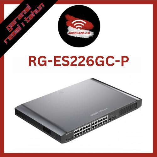 Jual RG-ES226GC-P RUIJIE REYEE 26 PORT GIGABIT CLOUD MANAGED POE SWITCH ...