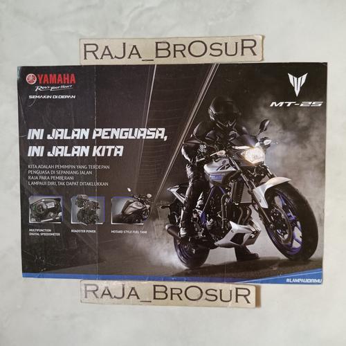 Jual Poster brosur katalog flyer Yamaha MT25 MT 25 2016 - Kab. Langkat - RajaBrosur | Tokopedia