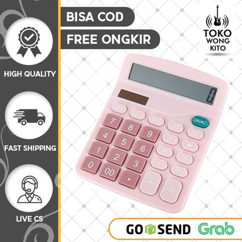Promo Kalkulator 12-Digit Electronic Calculator - Pink - Jakarta Barat ...