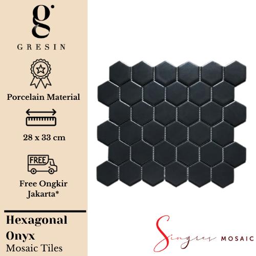 Jual Onyx Hexagonal Singres Mosaic Tiles | Mosaic Keramik - Jakarta ...