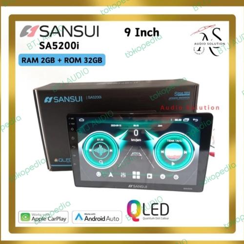 Jual HEAD UNIT TAPE TV MOBIL ANDROID SANSUI RAM 2GB LAYAR 9"(GARANSI ...