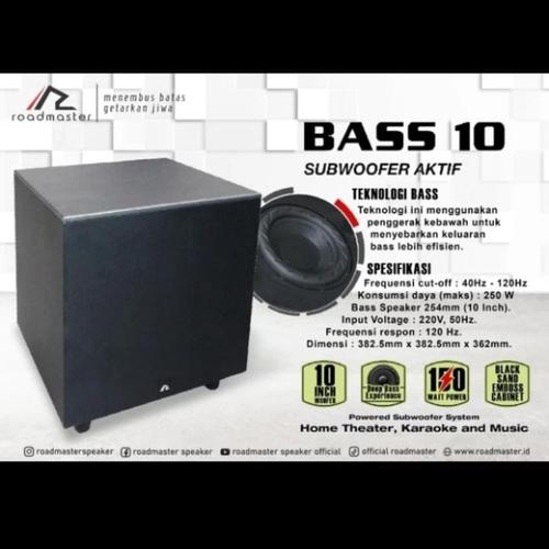 Jual Subwoofer Active Roadmaster 10" Bass 10 Sub | woofer aktif inch in ...