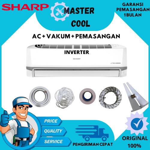 Promo ( LUAR KOTA )AC SHARP AH - X 6 ZY 1/2 PK INVERTER HARGA AH-X6ZY ...