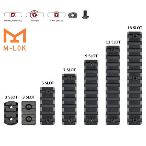 Jual Mlok Handguard Rail Set Panel Toys Part Picatinny Adapter Mounting ...