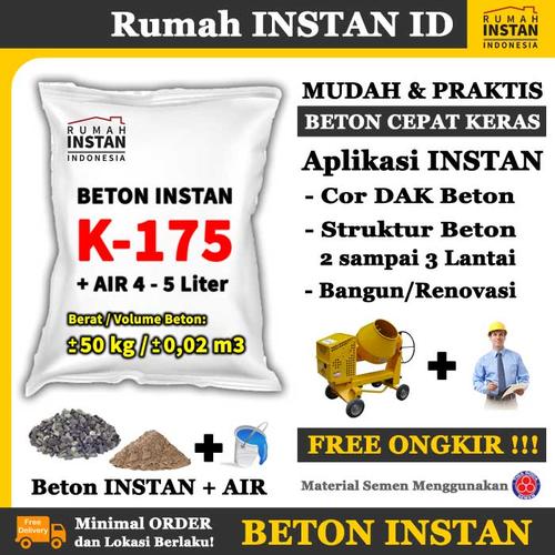 Jual Semen Batu Split Pasir Cor BETON INSTAN Material Semen Tiga Roda ...