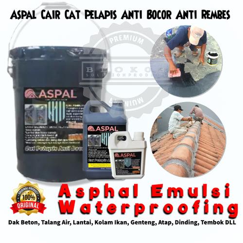 Jual Waterproofing Aspal Cair 20KG Pelapis Material Atap Aspal cair ...