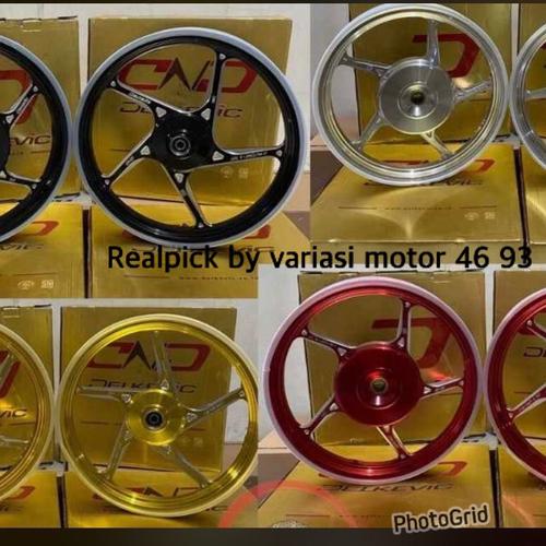 Jual velg mio ak55 mio sporty / mio soul / fino 115 velg mio ak55 pelek ...