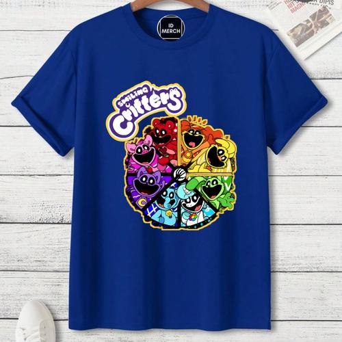 Jual kaos anak laki2 perempuan bahan polyester gambar smiling critters ...