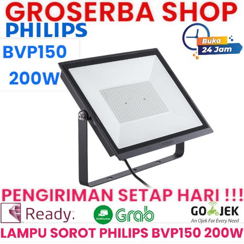 Jual PHILIPS BVP150 200W 200 WATT FLOOD LIGHT SOROT PHILIPS BVP 150 200 W - PUTIH ( 6500K ...