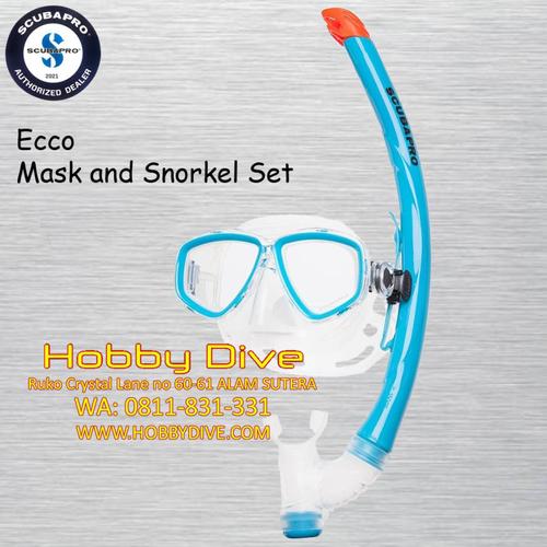 Jual Scubapro Ecco Mask and Snorkel Set Turquoise - Scuba Diving - Kota ...